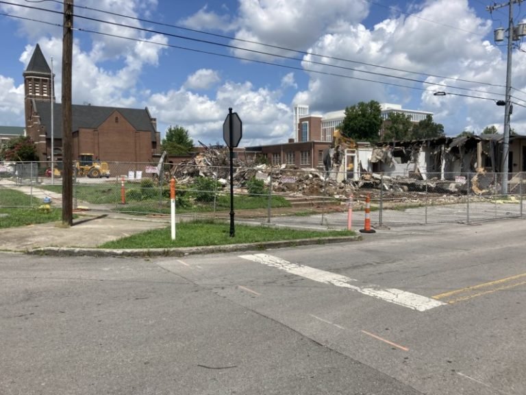 Demolition starts on historic downtown Murfreesboro block for mixed use ...